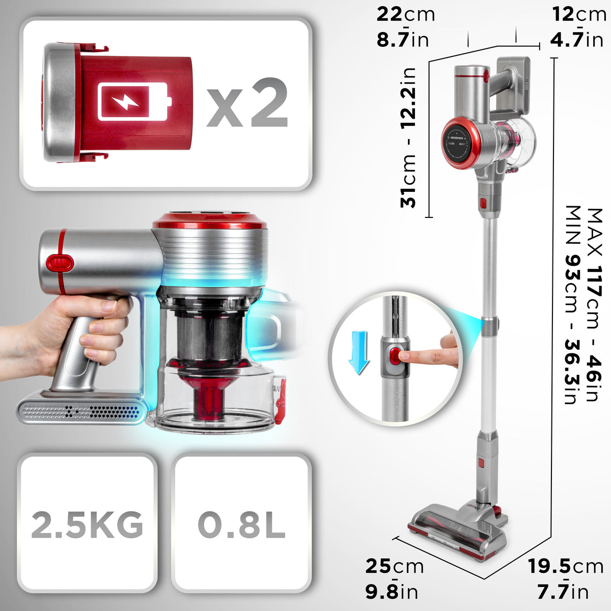 🧹 Power, Freiheit & Sauberkeit – Der Duronic VC28 Akku-Staubsauger im ...